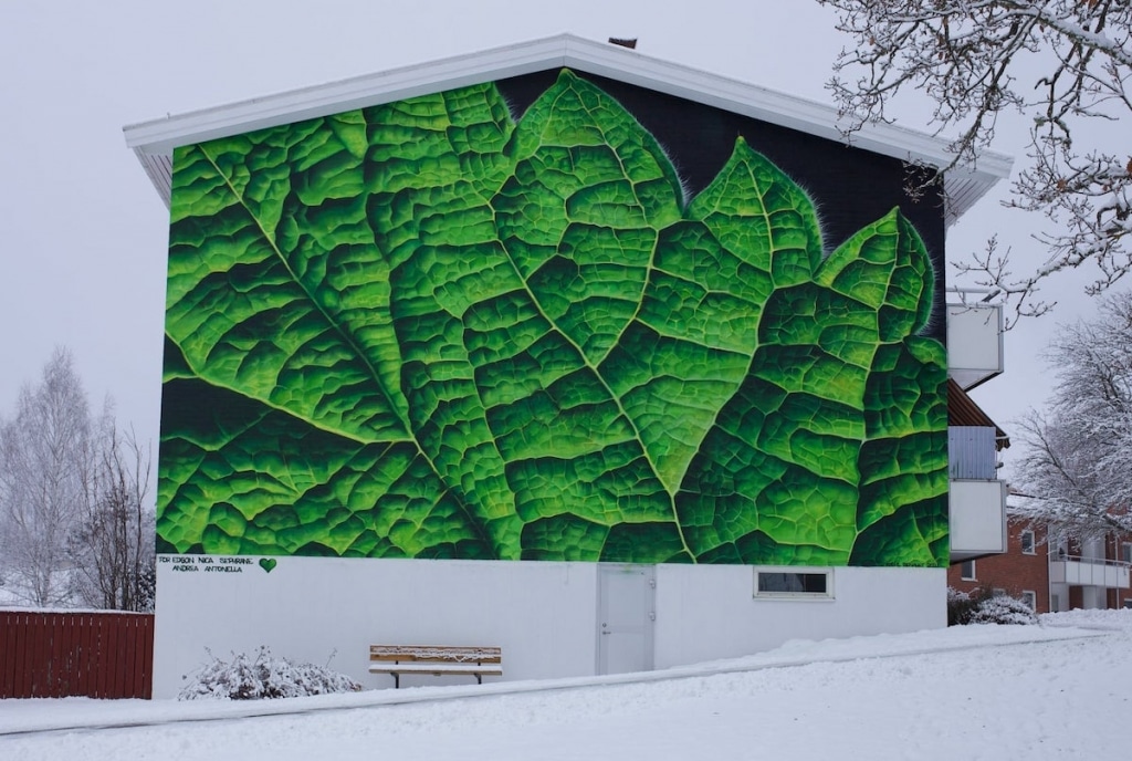 Leafy Green Murals Sprout From Unexpected Places