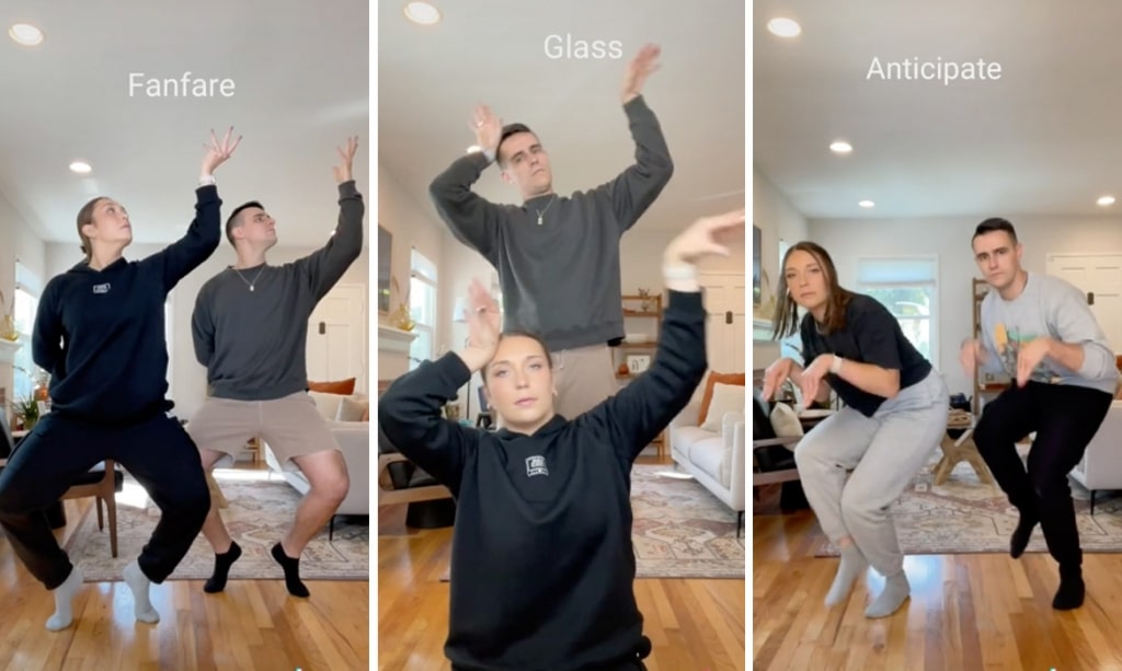 Choreographers Perform Text Tones as Interpretative Dances