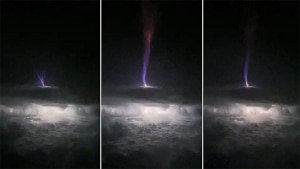Jets of Inverted Lightening Are Strange Scientific Phenomenon