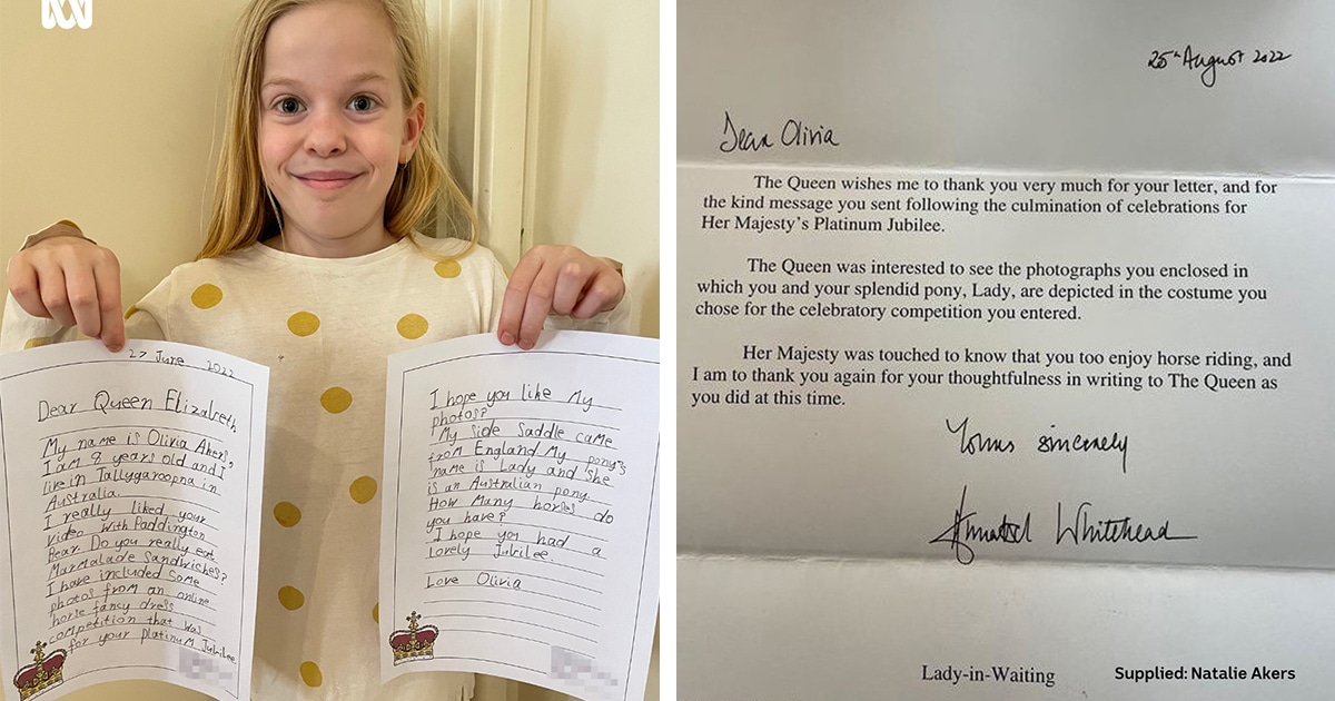 8-Year-Old Receives One of Queen Elizabeth's Last Letters
