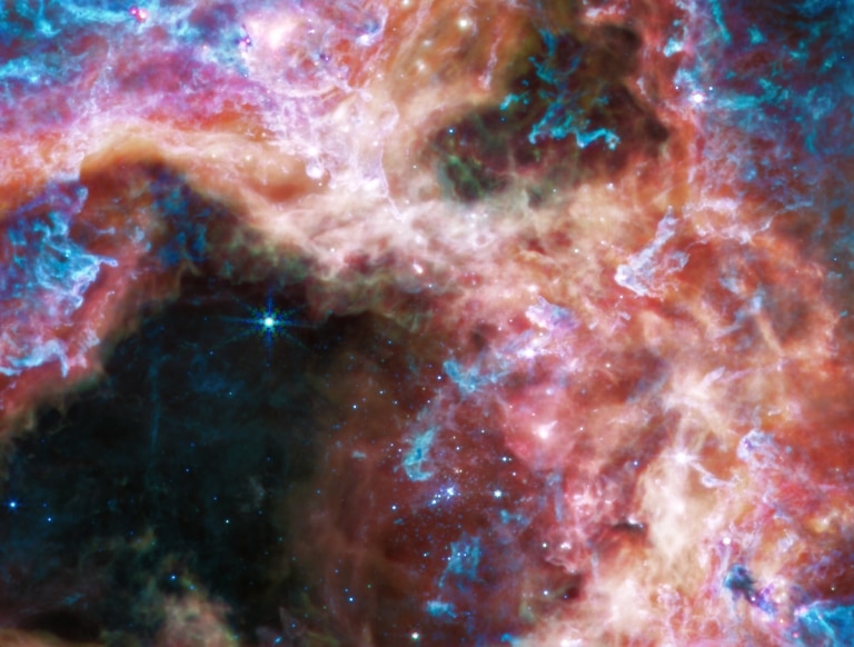 James Webb Space Telescope Captures Tarantula Nebula