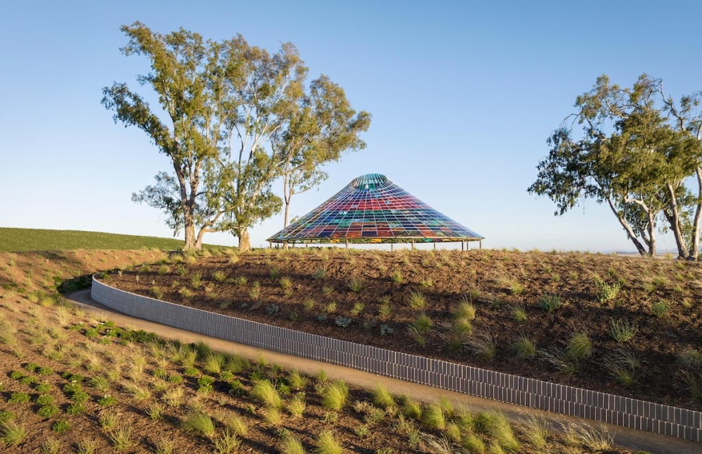Olafur Eliasson Studio Designs Colorful Pavilion at Sonoma Winery