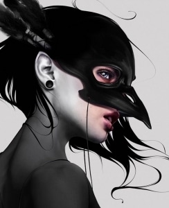 Bewitching Portraits Depict Enigmatic Women with Animal Motifs