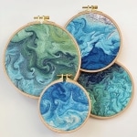 Aerial Embroidery Recreates the Swirling Beauty of NASA Imagery