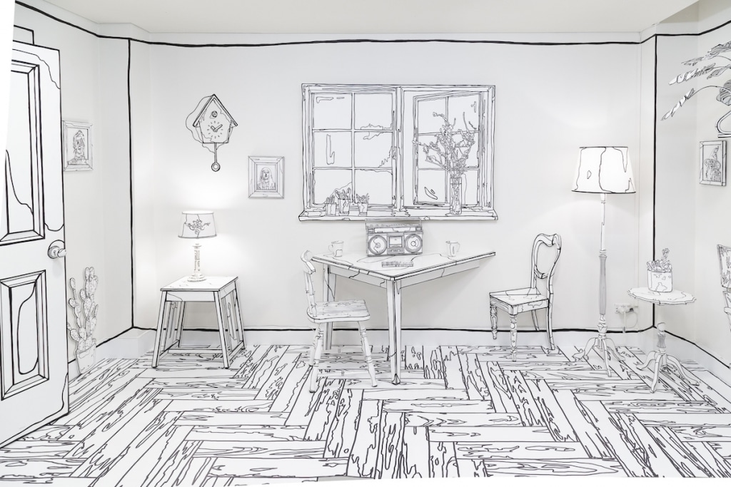 Artist Transforms 3D Into 2D in a Mind-Bending Installation About ...