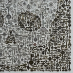 Artist Creates an Alluring Skull Made Out of Vintage Keys