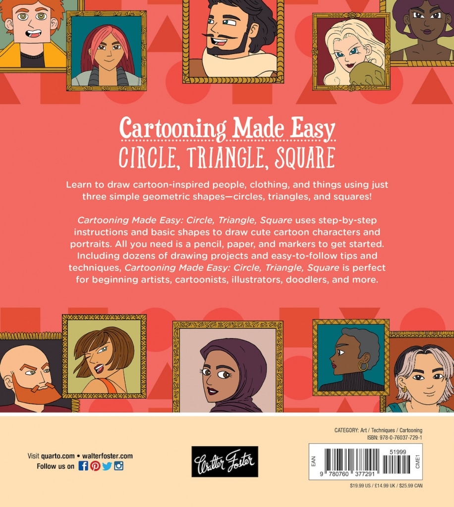 Brand New Book Shows You How To Create Cartoon Characters Using Simple ...
