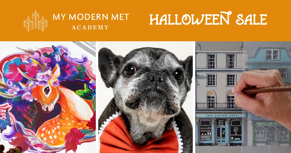No Tricks Here: Save 15% On Online Art Classes for Halloween