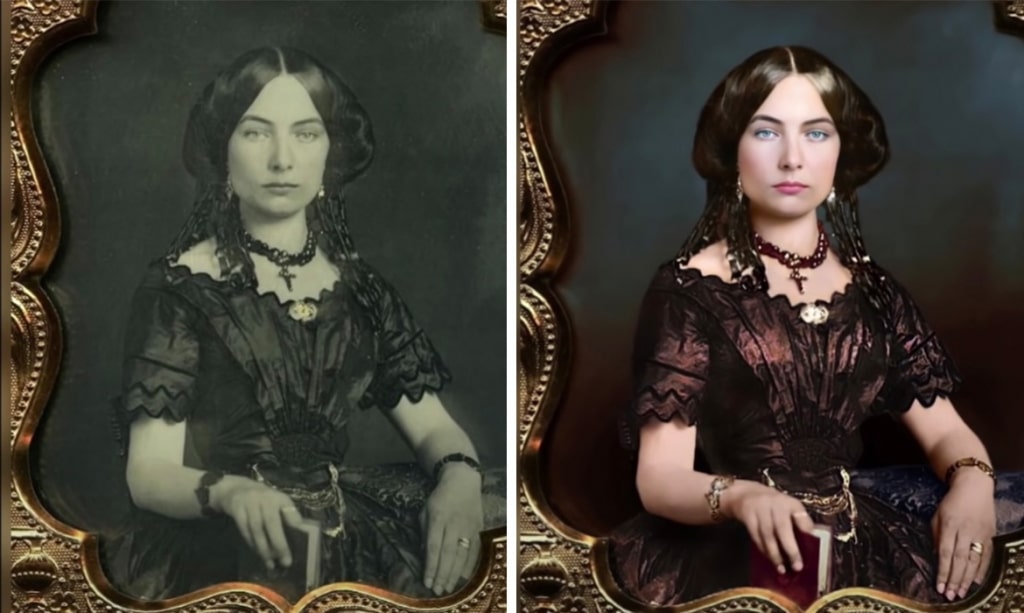 Victorian Portraits Restored Using AI Technology