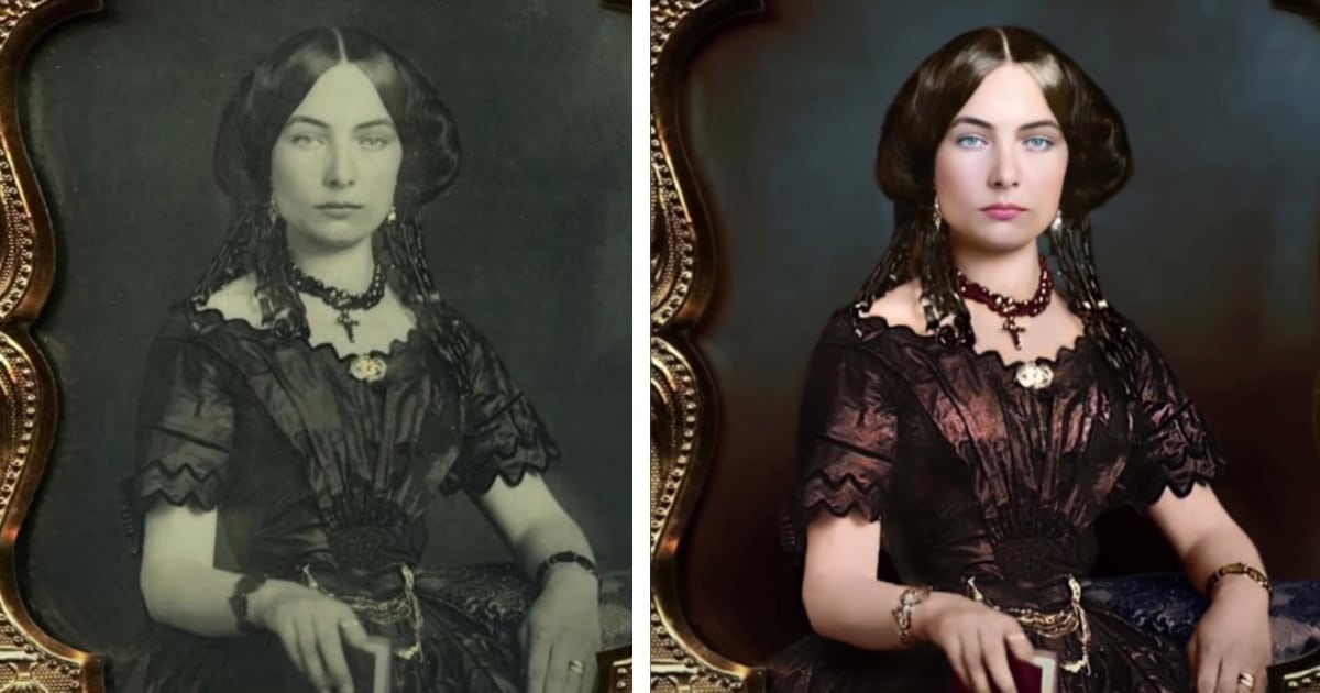 Victorian Portraits Restored Using AI Technology