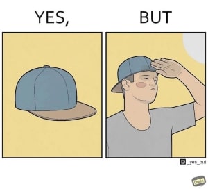 Funny 'Yes, But' Comics Depict the Contradictions in Everyday Life