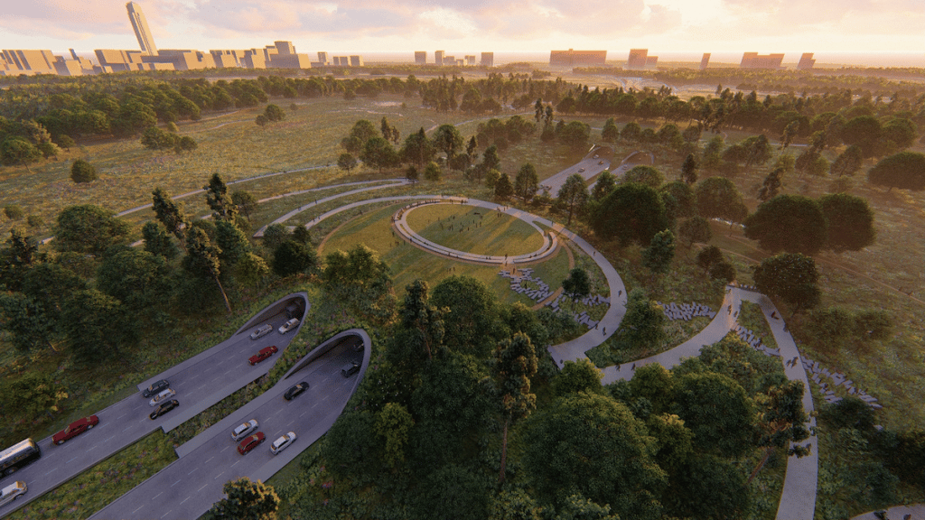 Texas Covers Six-Lane Highway with Environmental Land Bridge