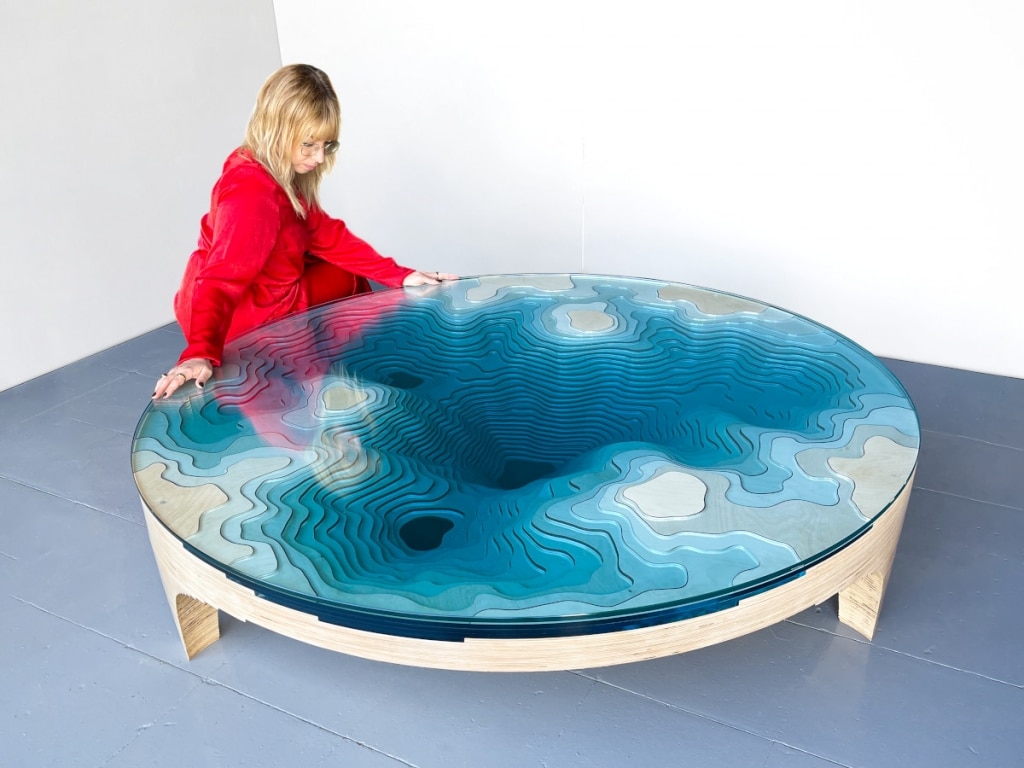 Stylish Table Elegantly Mimics the Depths of the Ocean | My Modern Met