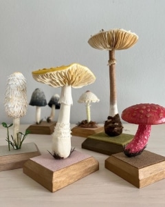 Amazing Paper Sculptures of Lifelike Fungi by Woodlucker