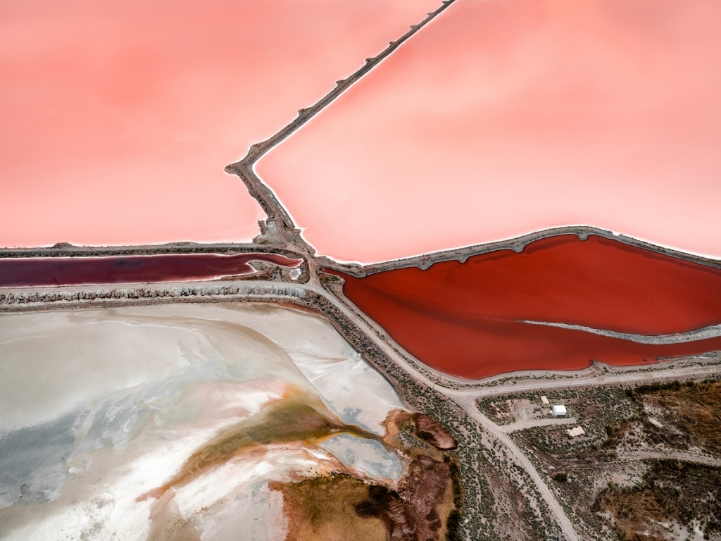 New Book Shows Abstract Beauty of Salt Ponds
