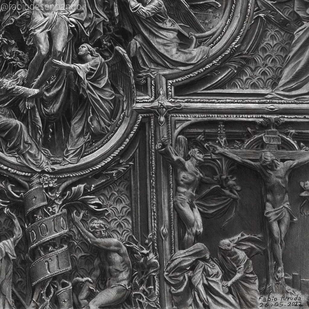 Artist Spent Over 350 Drawing the Duomo di Milano Door