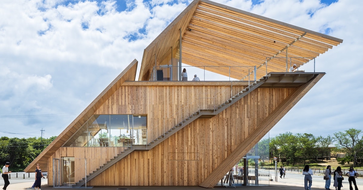 Stunning Cafe Designed by Kengo Kuma and Associates