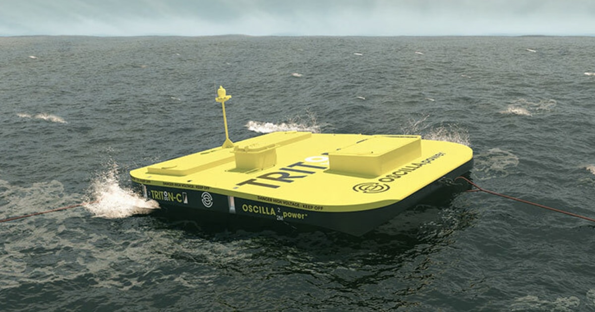 Triton Wave Energy Converter Is Launched