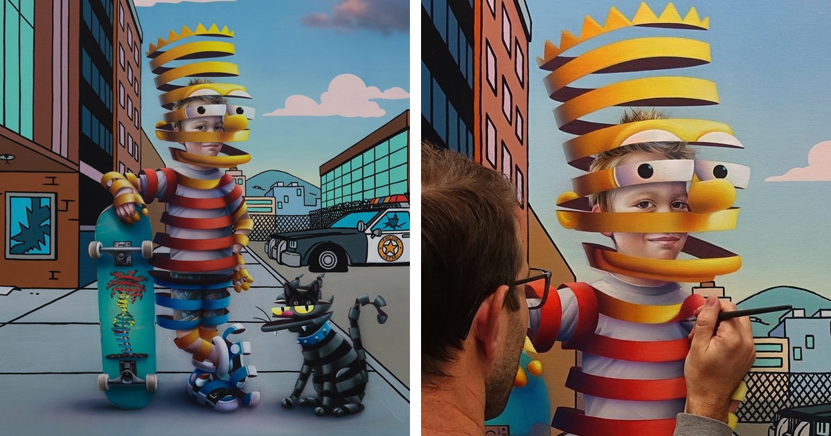Artist Unwraps Cartoon Characters to Reveal Their Realistic Forms