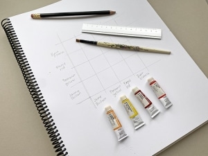 How to Make a Color Mixing Chart For Your Painting Reference