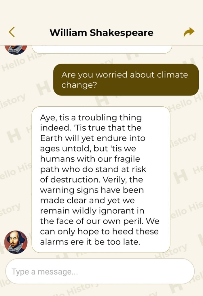 Incredible Chatbots Let You Talk with Historical Figures