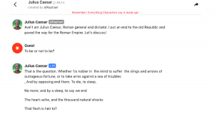 Incredible Chatbots Let You Talk with Historical Figures