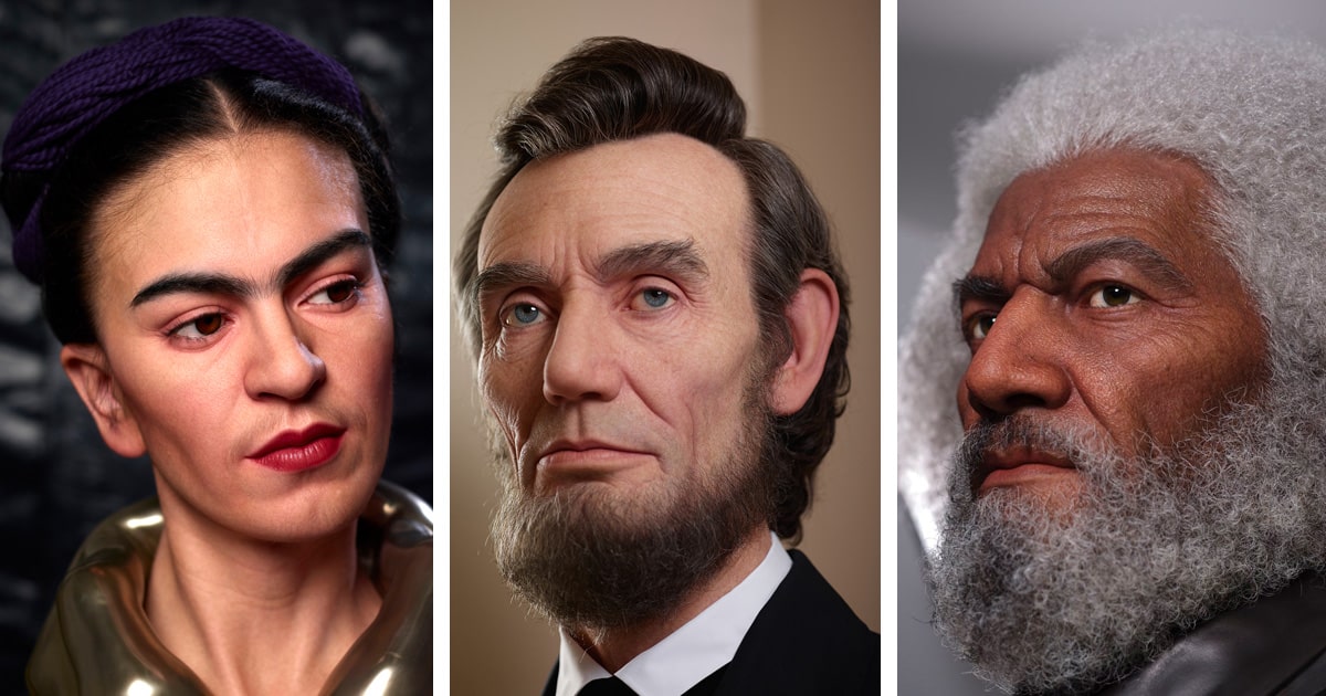 Amazing Hyperrealistic Sculptures of Artists and Historical Figures