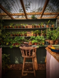 DIY Potting Shed Has a Fairytale Interior Perfect for Planting