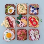 Artist Creates Crochet Food That Looks Like a Chef Prepared It