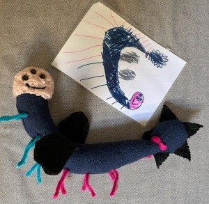 Teacher Makes Plush Toys Based on Her Students’ Drawings