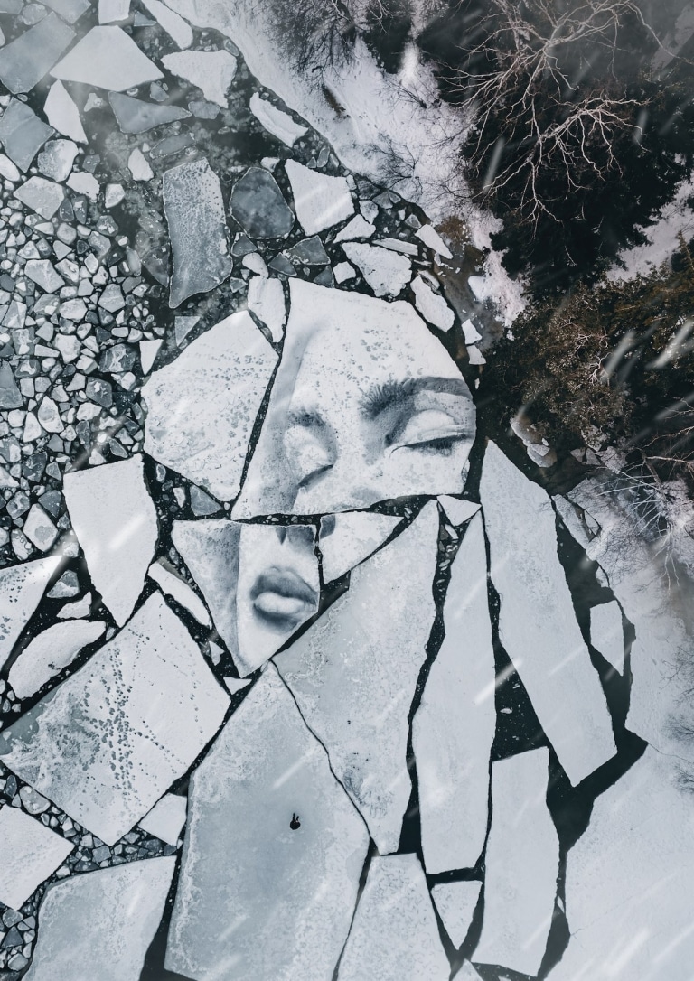 Artist's Stunning Earth Murals Showcase the Beauty of Nature
