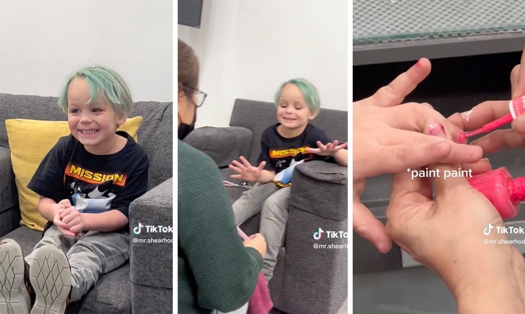 Dad Takes Son for Mani-Pedi After Teacher Says It's “Only for Girls”