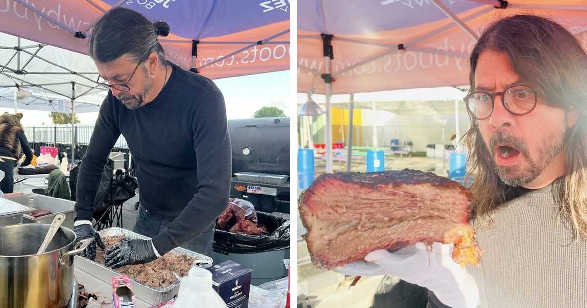 Musician David Grohl Spent 24 Hours Cooking for Homeless