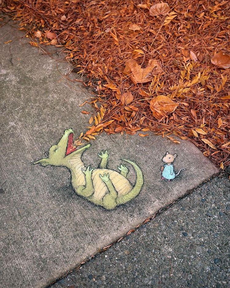Easy Chalk Drawing Ideas