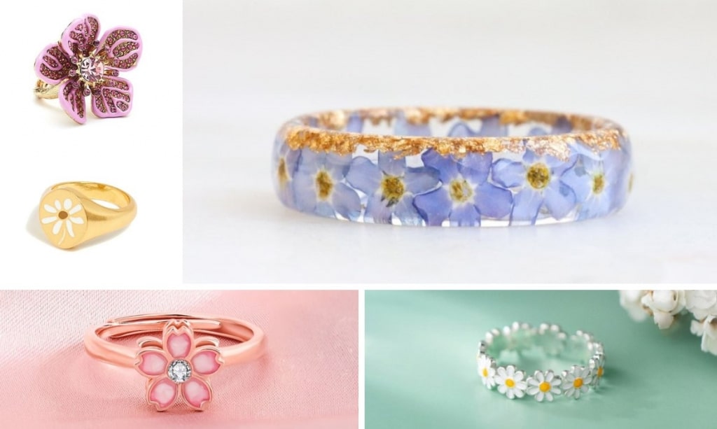 20 Beautiful Flower Rings to Elevate Your Style