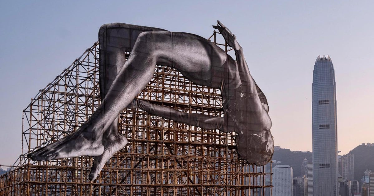 Enormous JR Installation Celebrates Hong Kong Arts Month