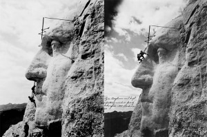 Explore Photographs of Mount Rushmore During Construction