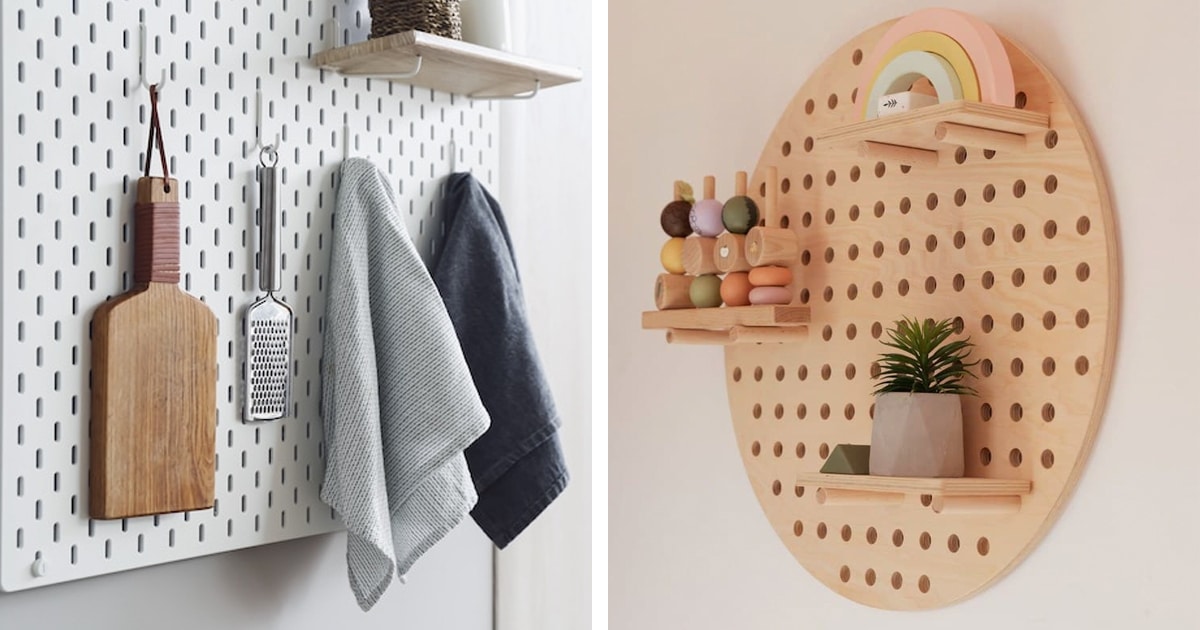 10 Pegboard Ideas To Help You Organize Every Part of Your Home