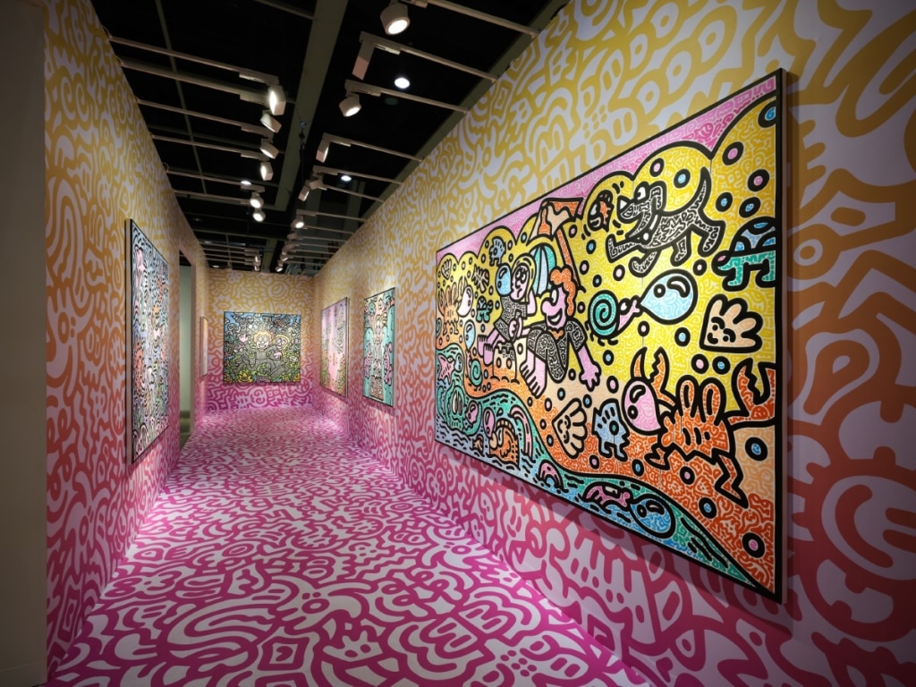 Mr. Doodle Creates an Intimate, Colorful Installation for Art Basel
