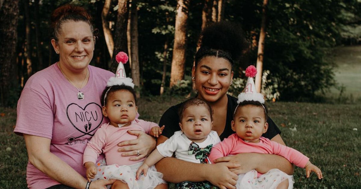 Nurse Adopts Teen Mother Who Had Triplets