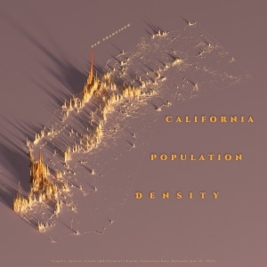 3D Maps Visualize the Stark Population Density Differences in Cities in ...