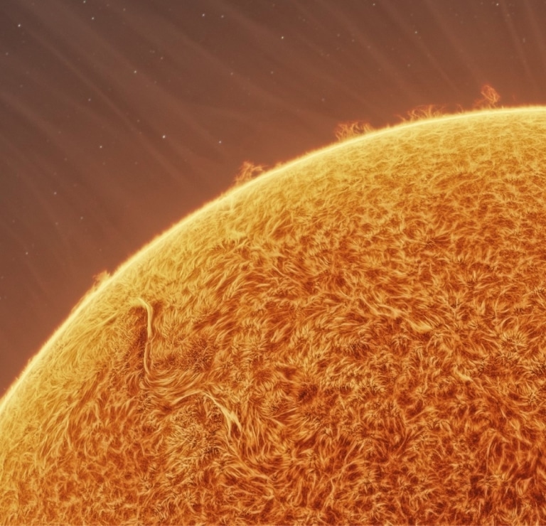 Astrophotographers Join Forces for 104-Megapixel Sun Photo
