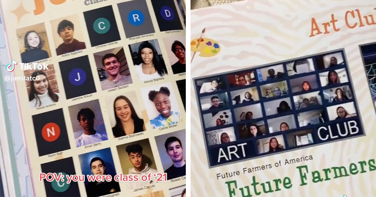 Viral TikTok Shows How Different Covid-Era School Yearbooks Were