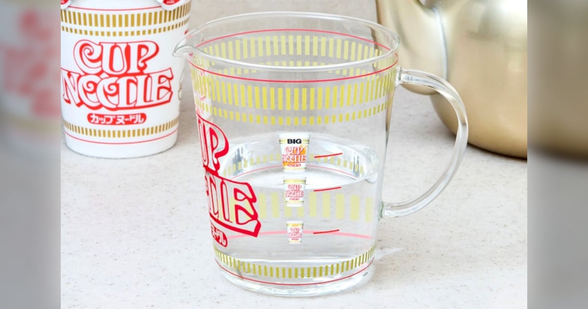 Measuring Cup Makes Cup Noodles Easier to Prepare