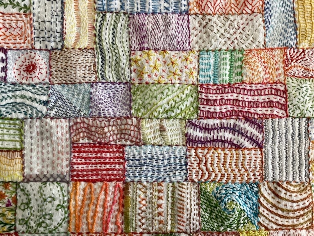 Textile Artist Chronicles Each Day With Stitches on Year-Long ...