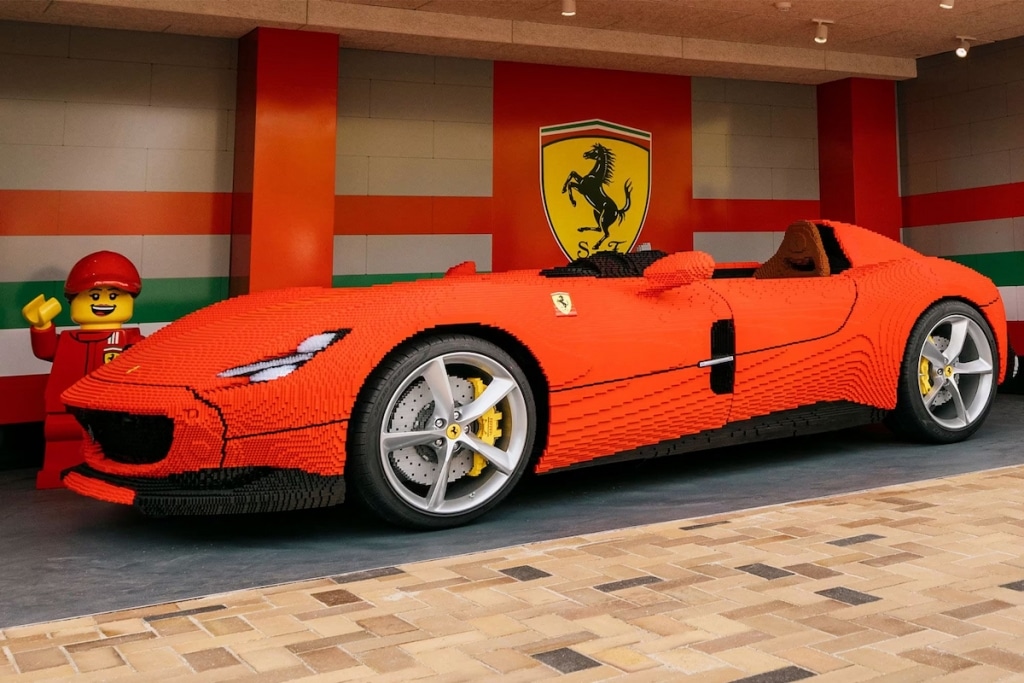 LEGOLAND Unveils Life-Size Ferrari Made From Over 380,000 LEGO Bricks