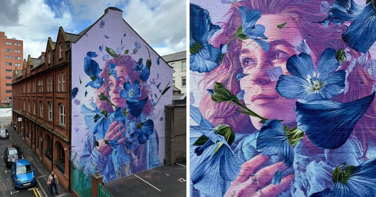 Beautiful Mural in Belfast Tells a Story of Rebirth