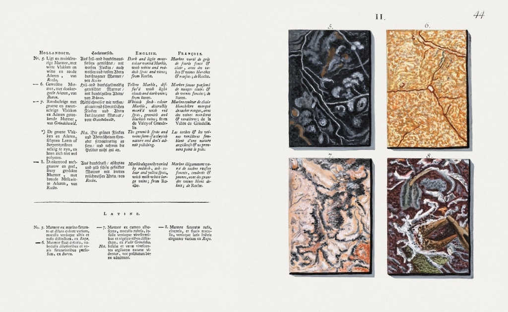 18th-Century Book Invites You To Marvel at 570 Varieties of Marble in ...