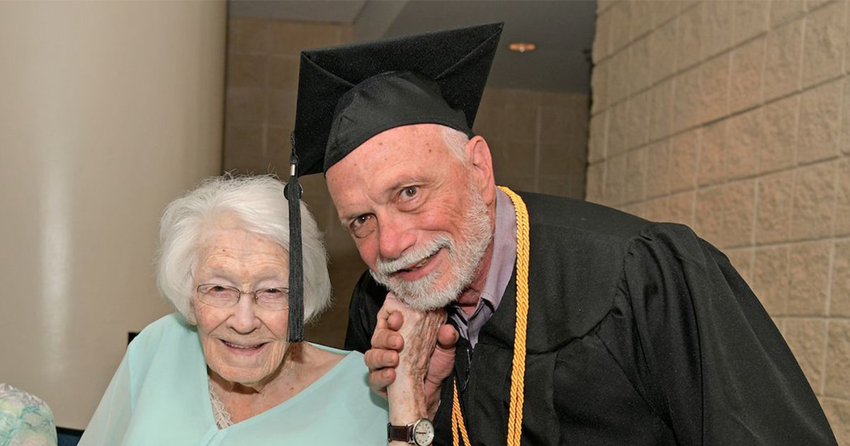 72-Year-Old Graduates College and 99-Year-Old Mom Attends Ceremony
