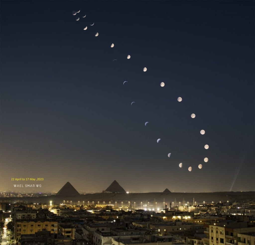 Egyptian Photographer Creates Rare Lunar Analemma